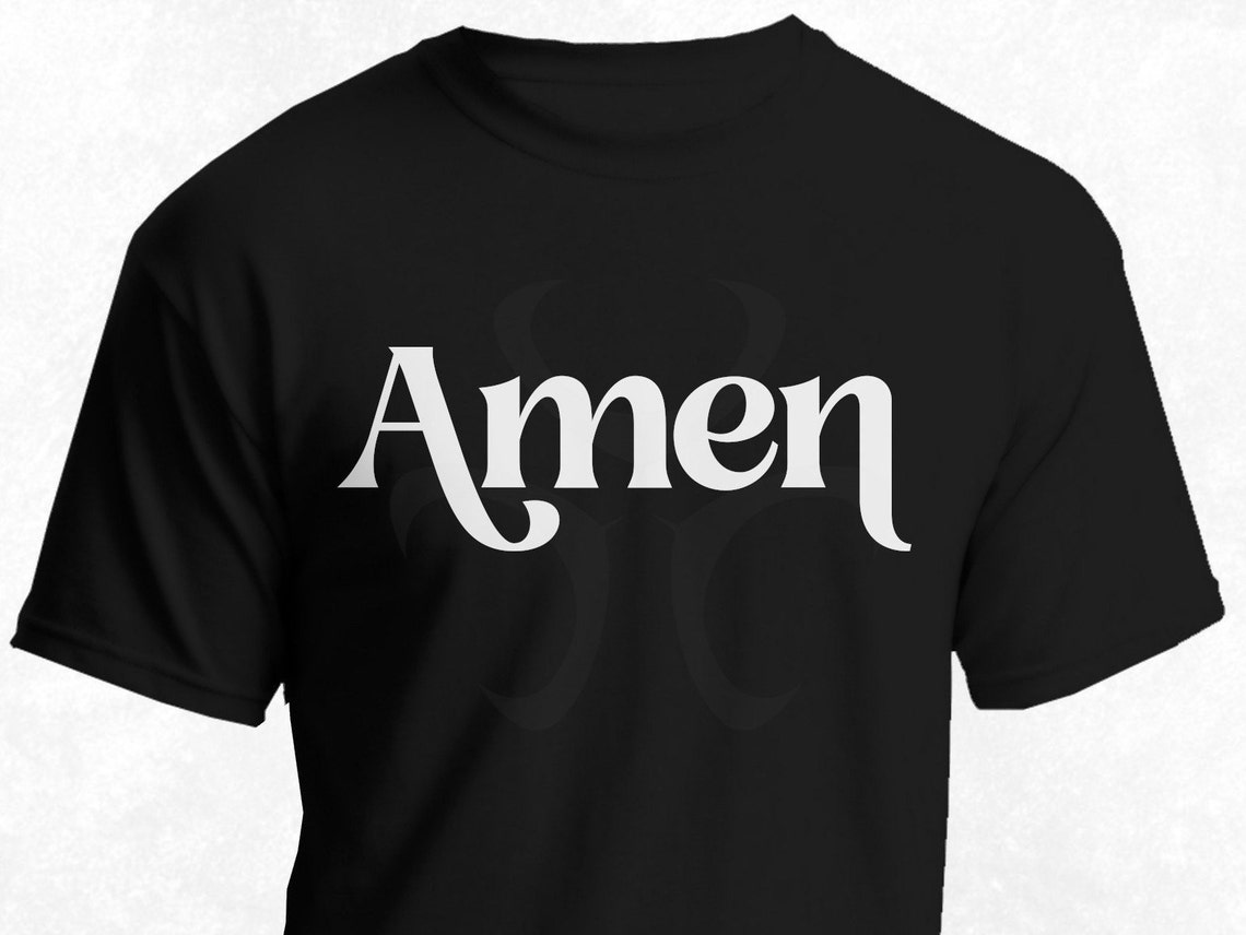 Amen Svg Clipart Design Bible Verse Svg Hand Lettered Svg - Etsy