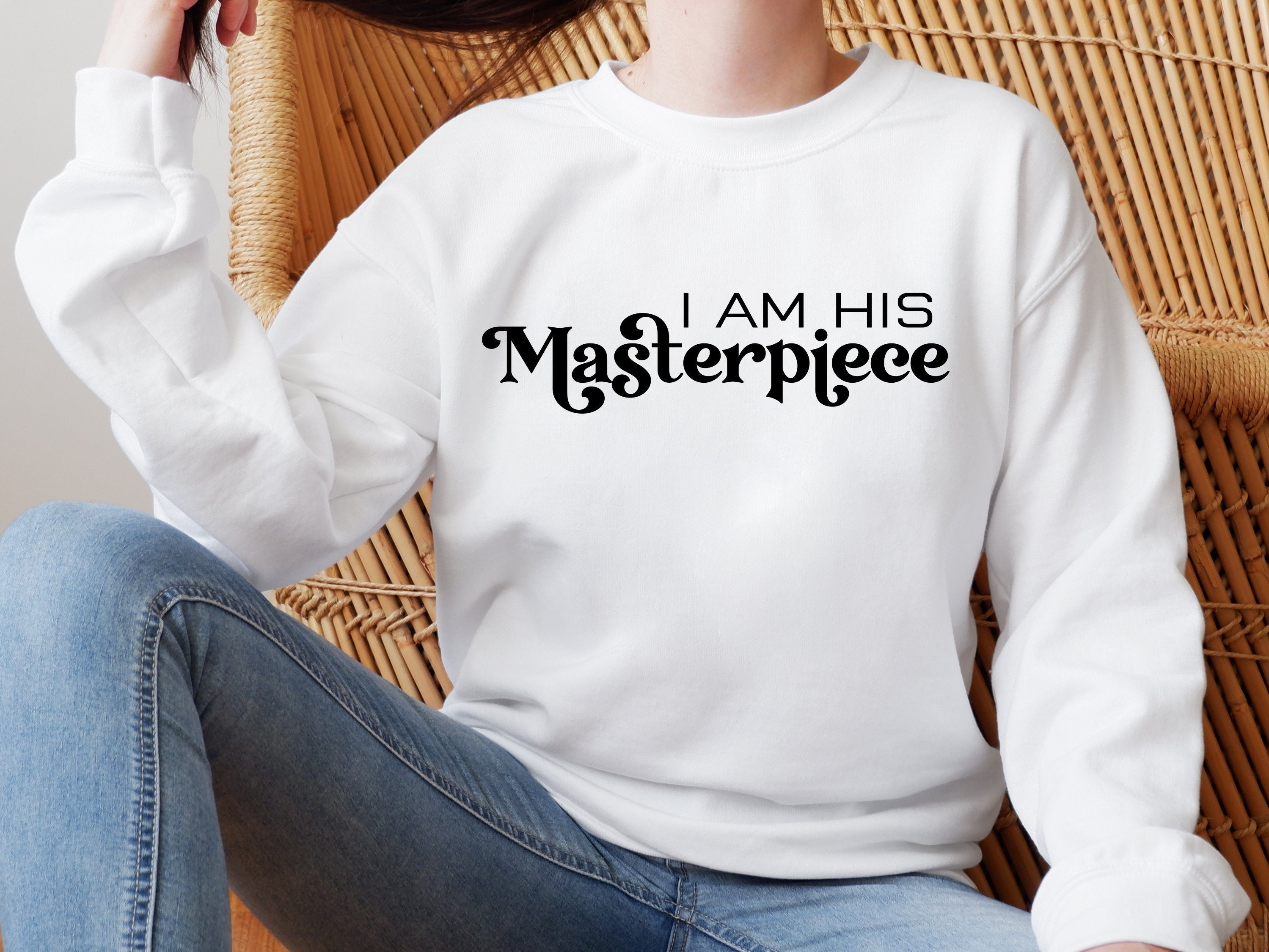 I Am His Masterpiece Print and Cut Design Download, CHS - Etsy