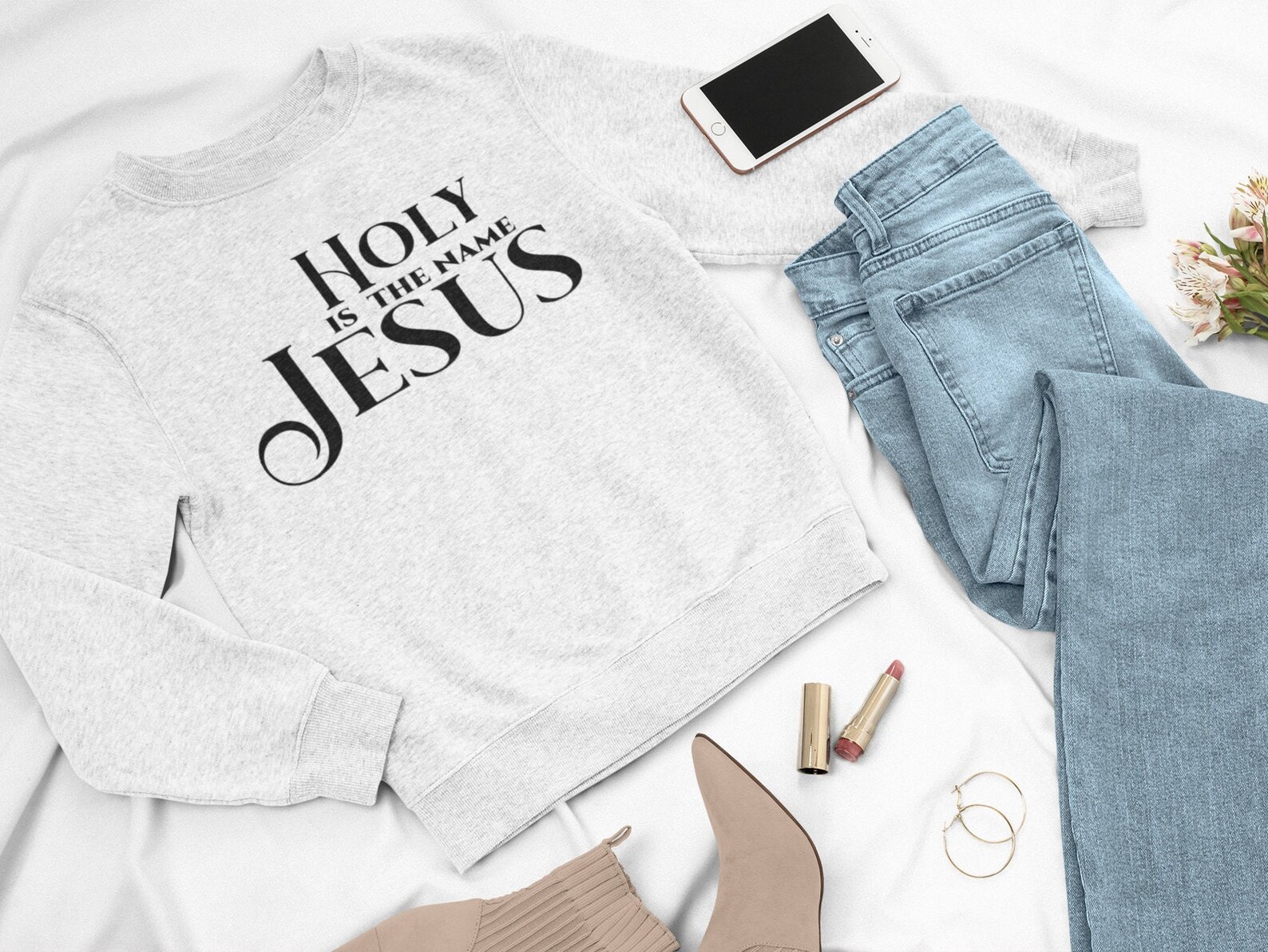 Holy is the Name Jesus Christian Svg Cut File, Digital Download Png Jpg ...