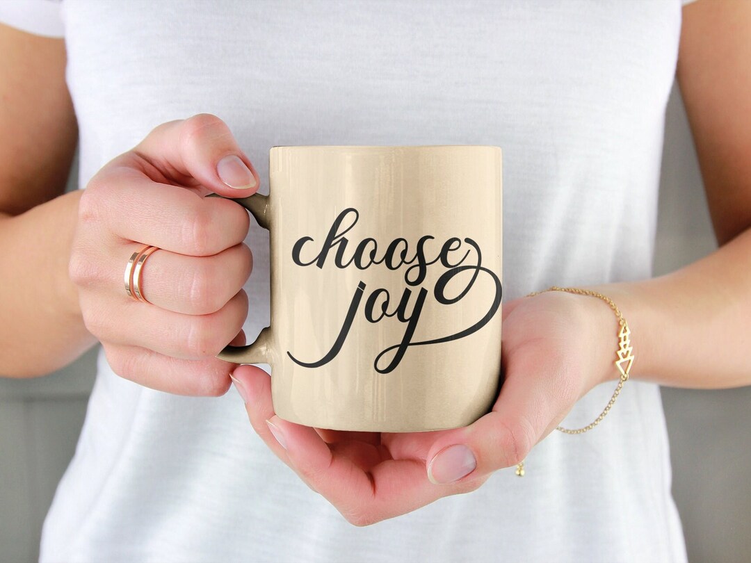 Choose Joy Svg Clipart Design Cut File, Choose to Be Happy Png Instant ...