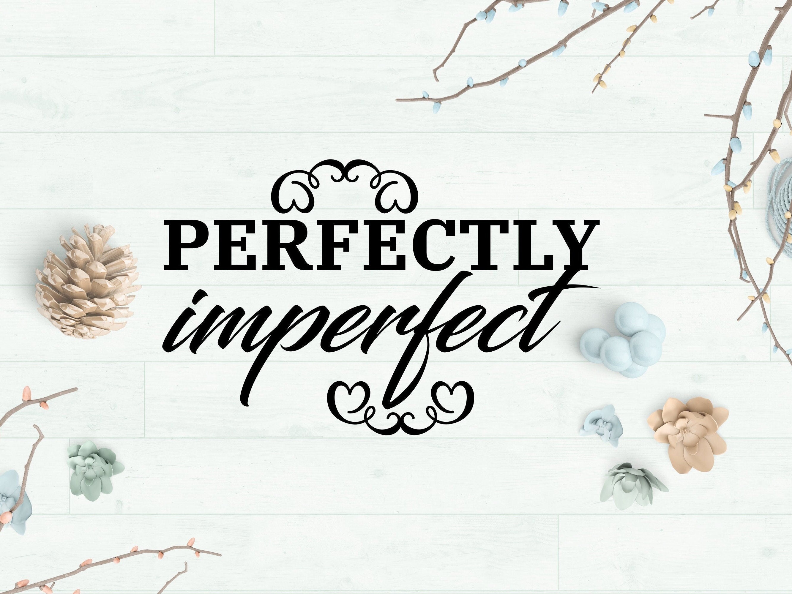Perfectly Imperfect Heart Svg Clipart Design Cut File Blessed - Etsy