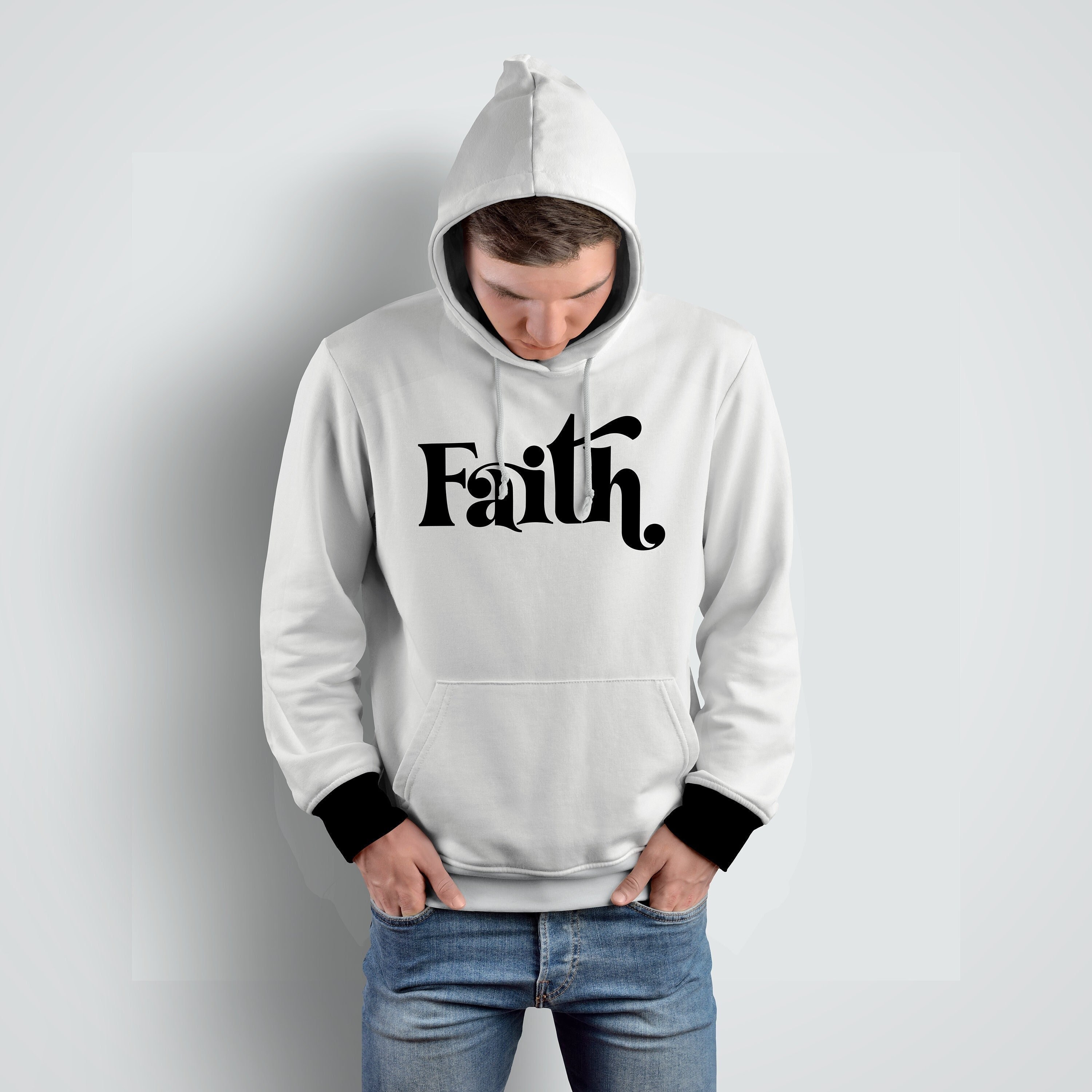 Faith Bold Text Print and Cut Design Download FTH | Etsy