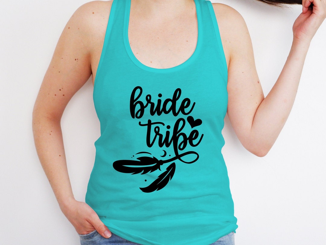 Bride Tribe Feather Hand Lettered Svg Files For Cricut For Future Mrs
