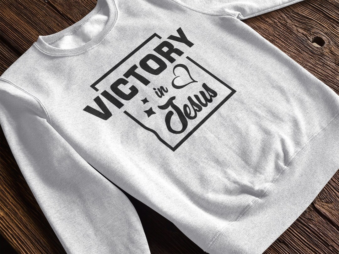Victory in Jesus Svg Files for Cricut, Religious Svg Wall Art Christian ...
