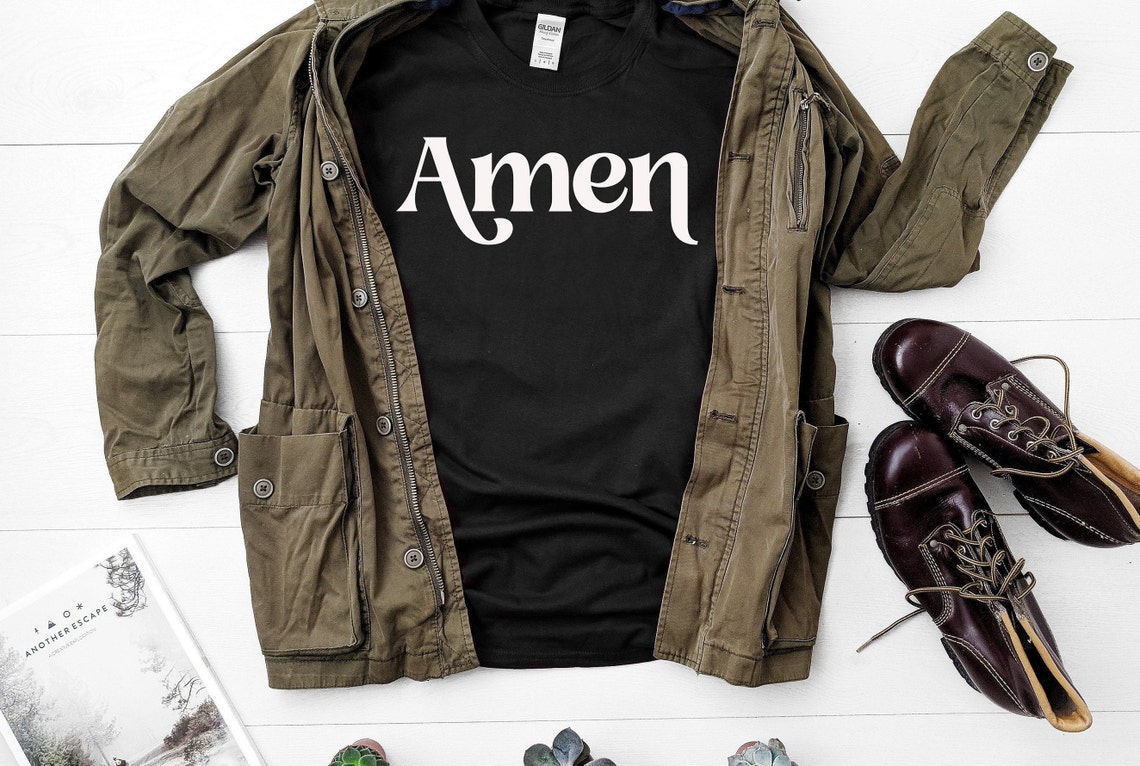 Amen Svg Clipart Design Bible Verse Svg Hand Lettered Svg - Etsy