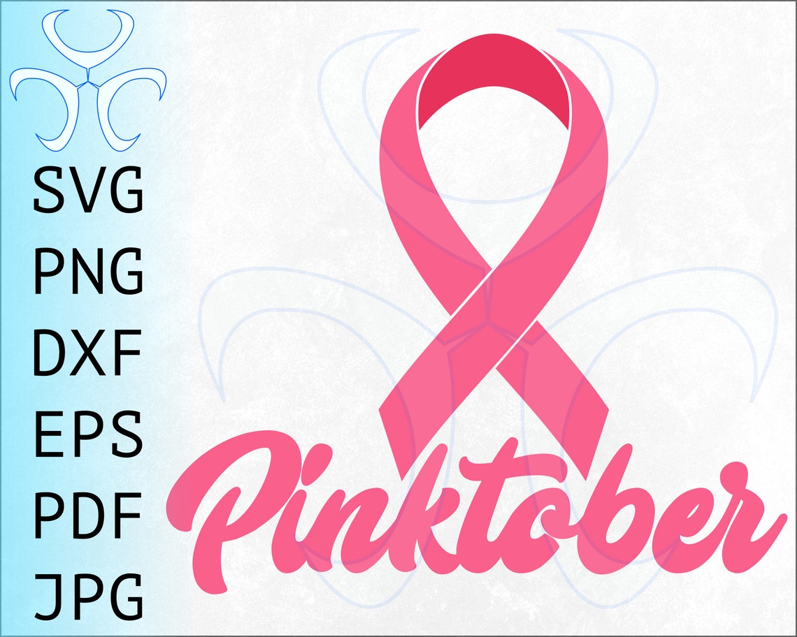 Pinktober Svg Clipart Design Cut File for Cancer Survivors | Etsy