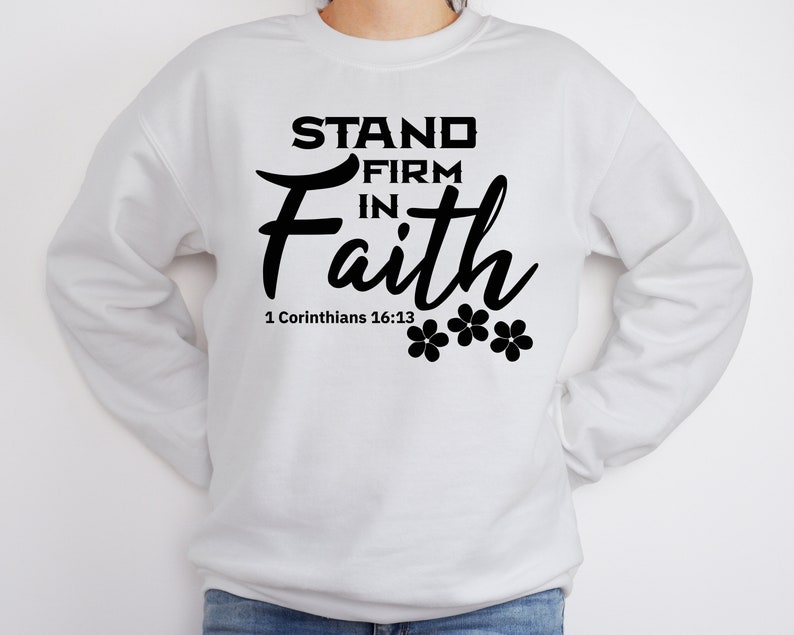 Stand Firm in Faith Svg Christian Svg Bible Verse SVG | Etsy