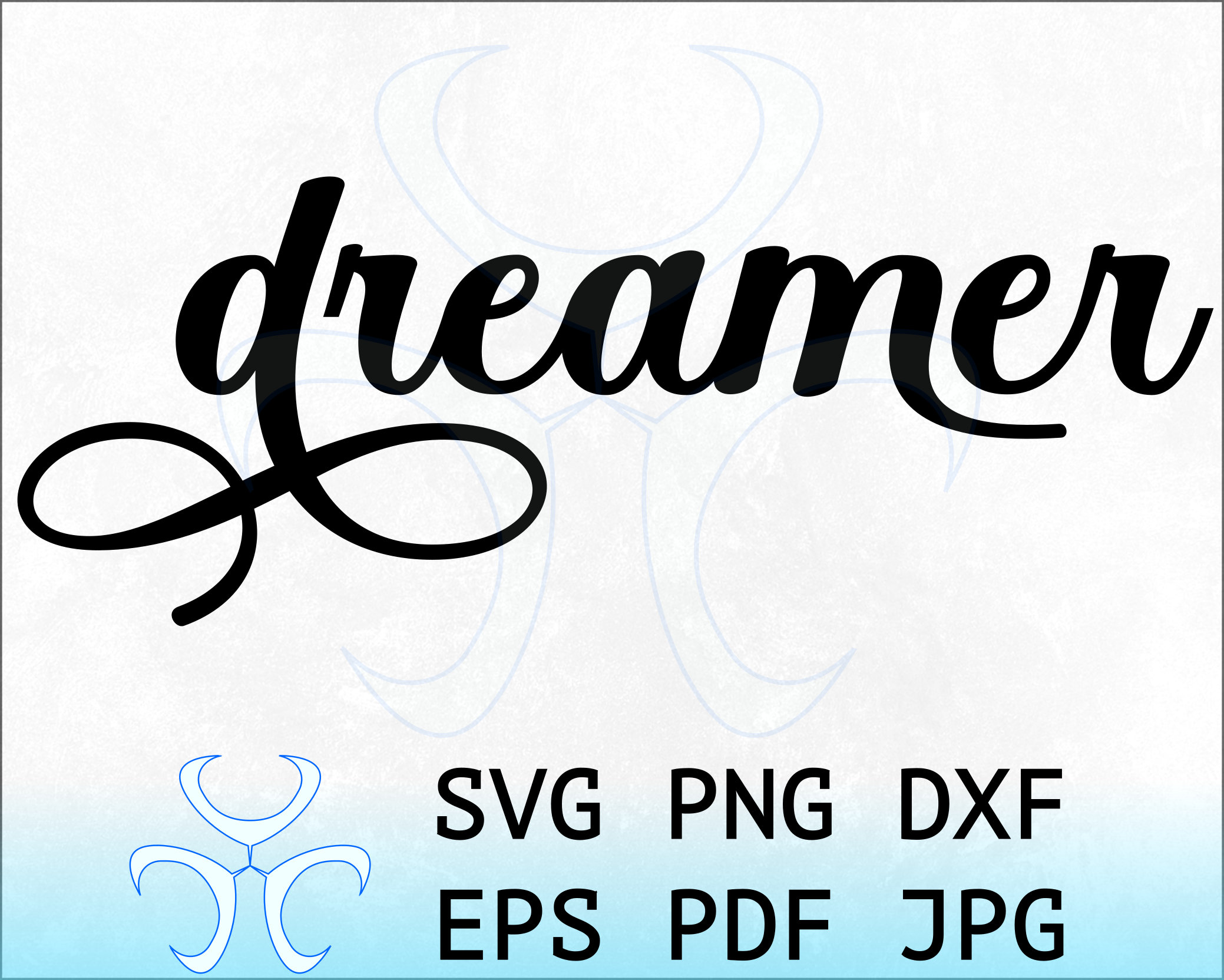 Dreamer SVG Clipart Design Cut File, Sweet Dreams Png Instant Download ...