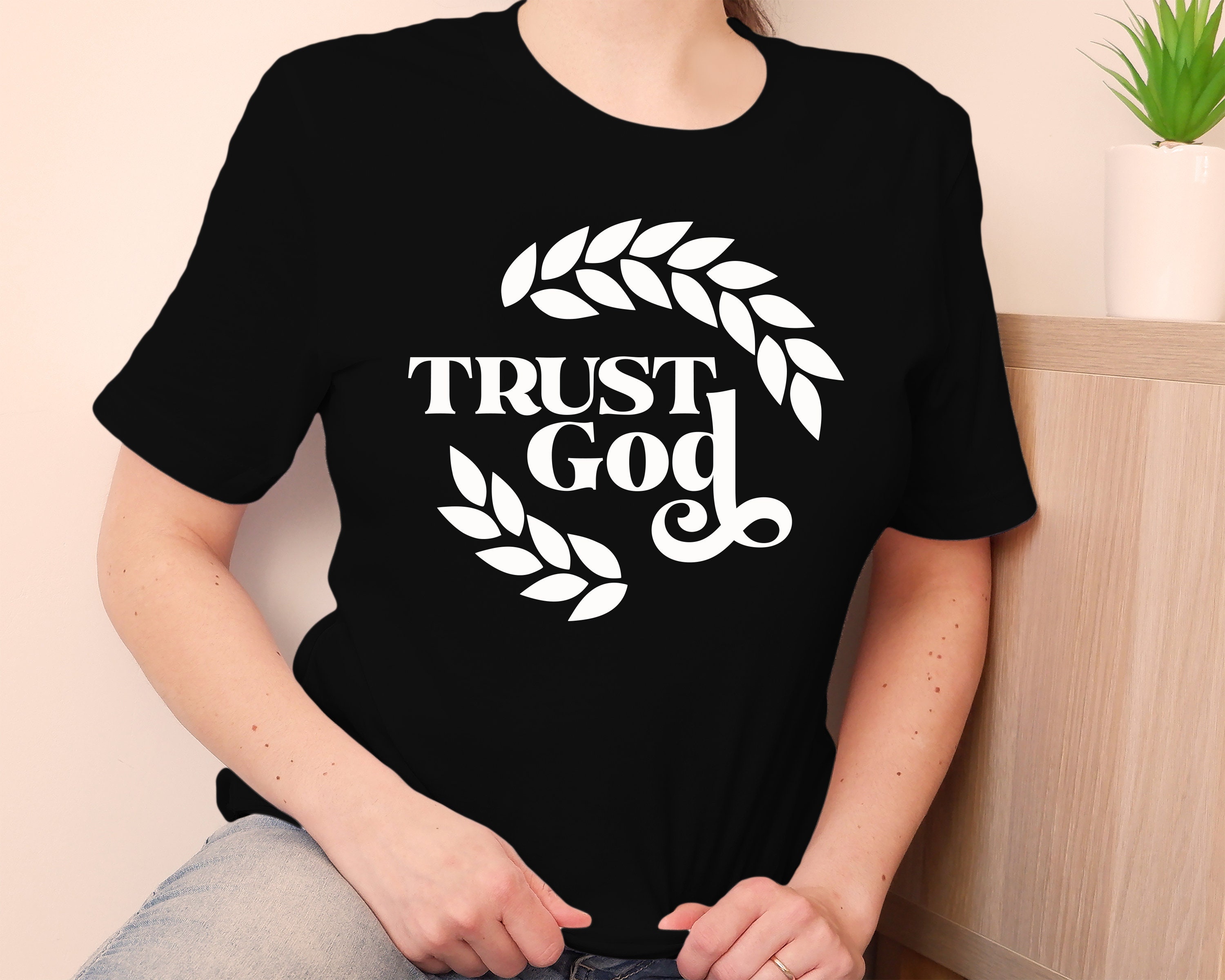 Trust God Svg Files for Cricut Hand Lettered Svg Cut File | Etsy