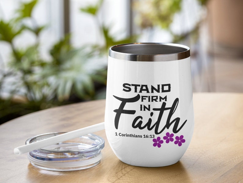 Stand Firm in Faith Svg, Christian Svg, Bible Verse SVG, Clipart Design ...