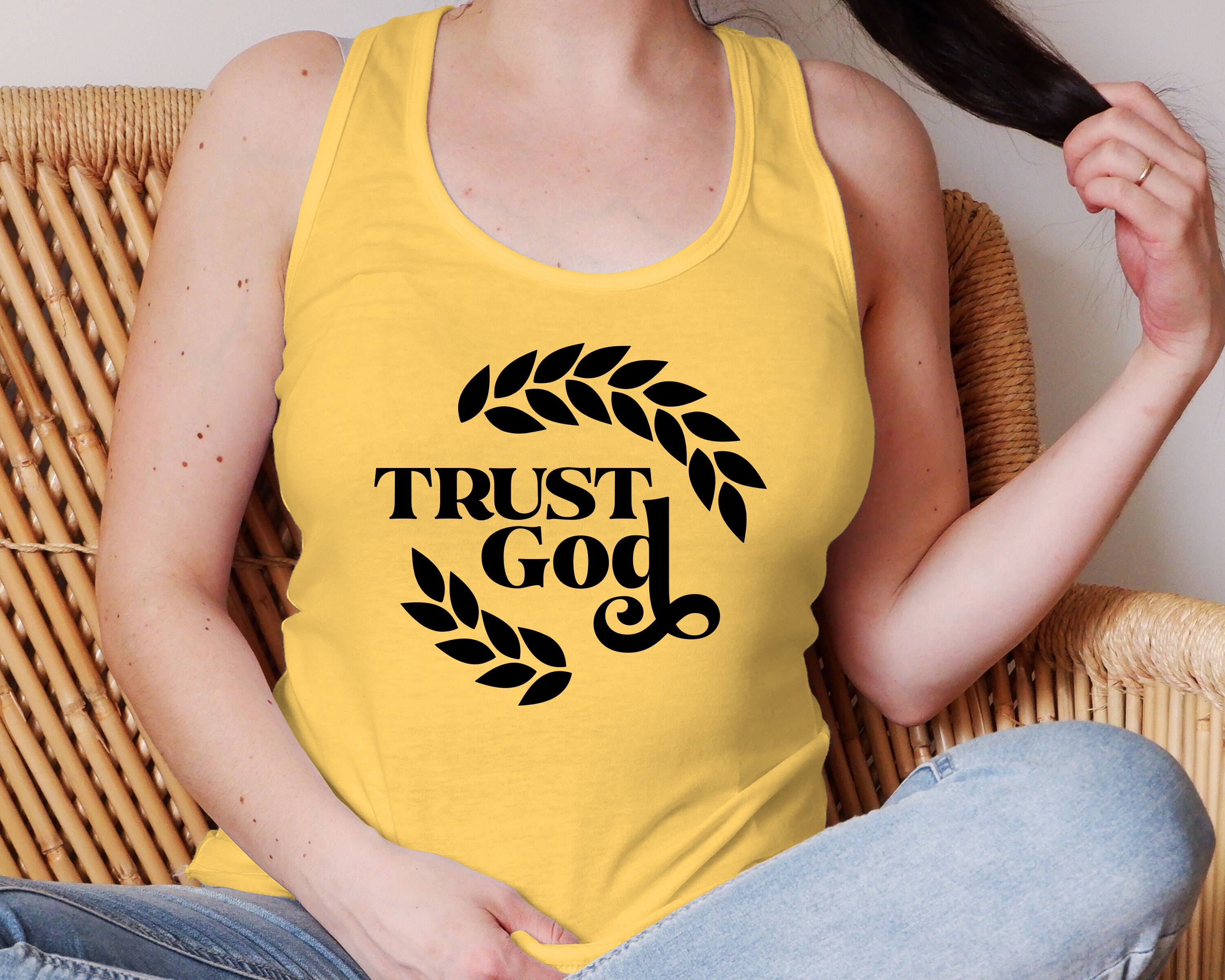 Trust God Svg Files for Cricut Hand Lettered Svg Cut File | Etsy