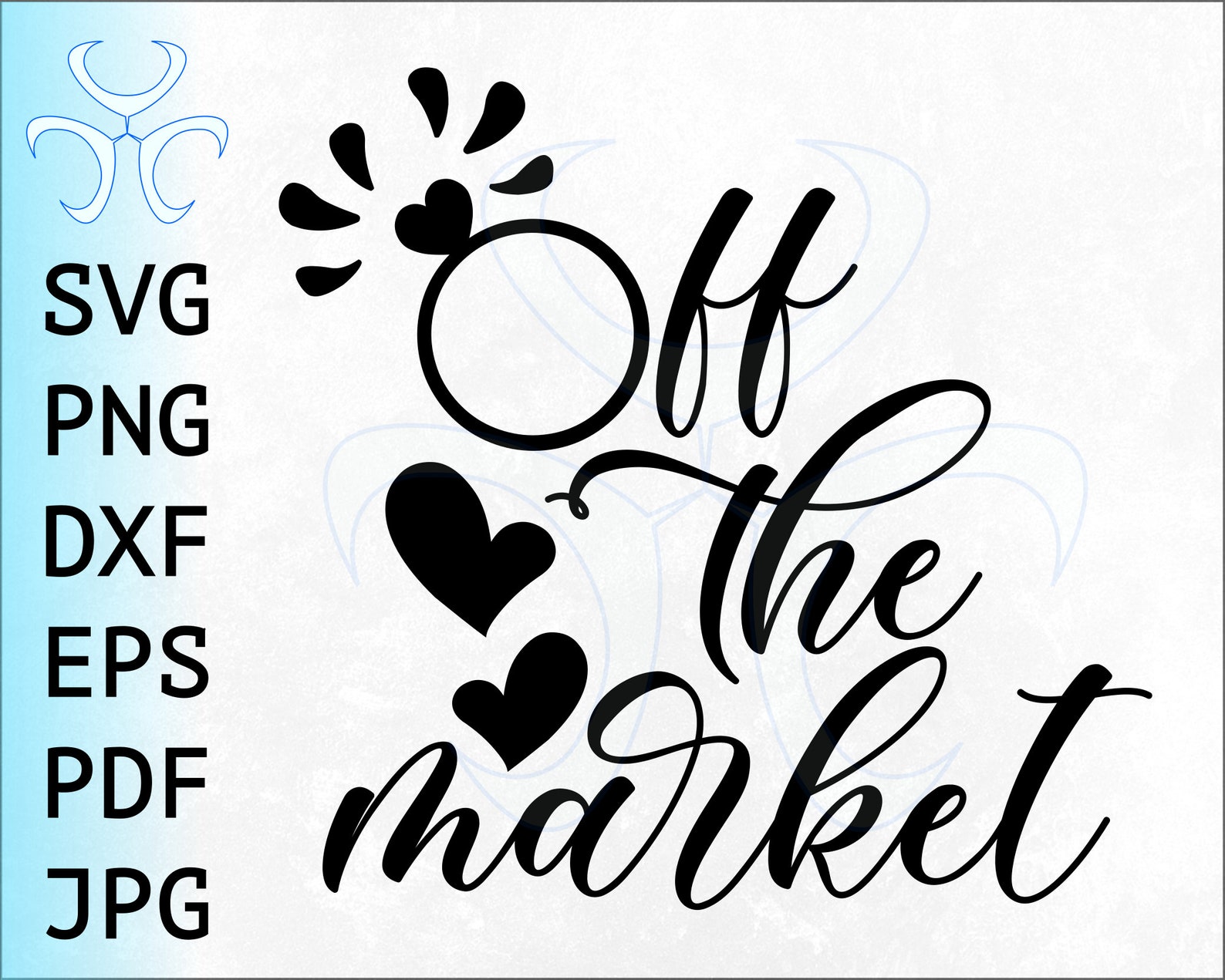 Off the Market SVG Clipart Design Cut File for Upcoming | Etsy