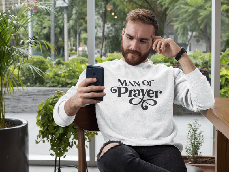 Man of Prayer Svg Files for Cricut Christian Male Png Dxf Jpg - Etsy