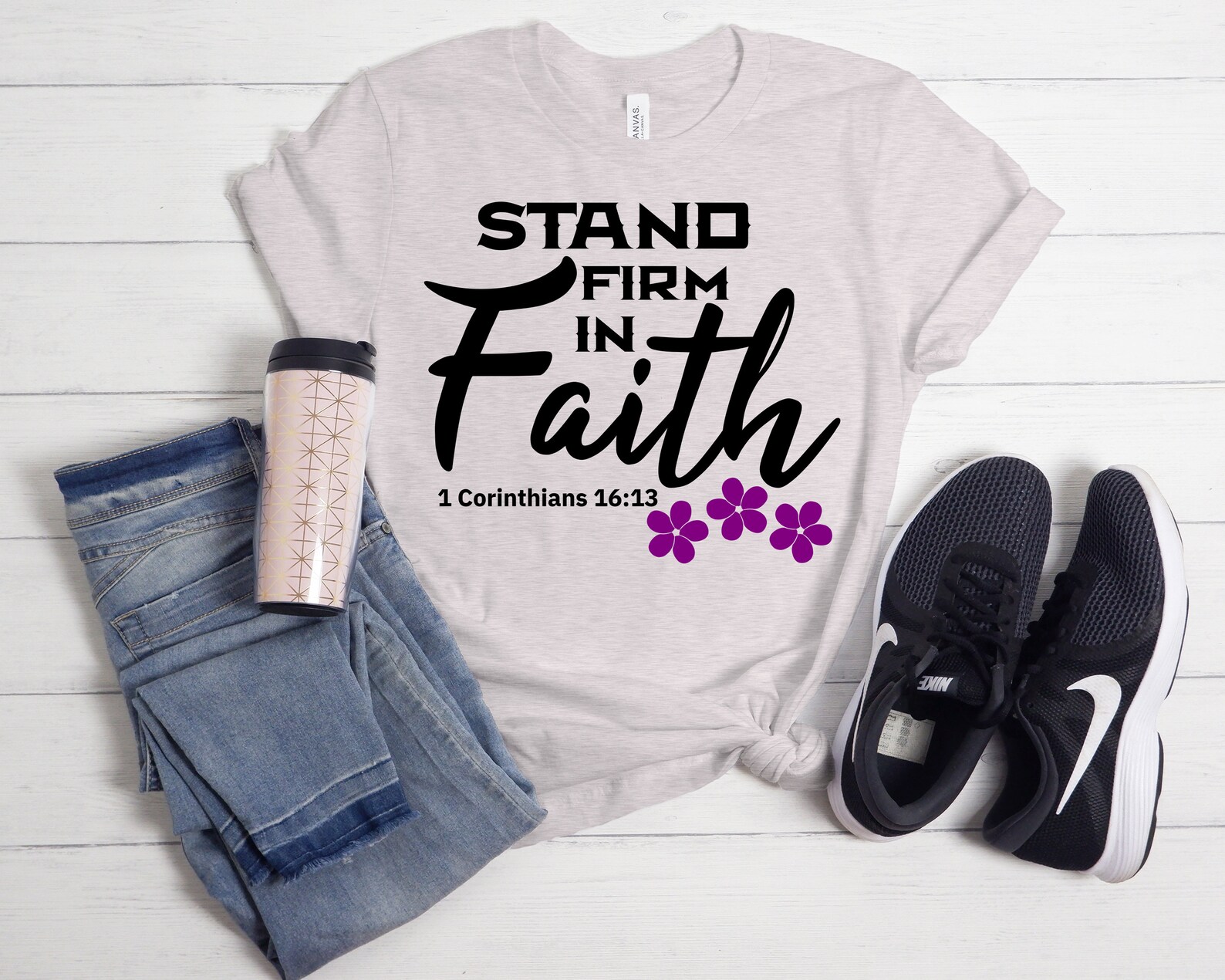 Stand Firm in Faith Svg Christian Svg Bible Verse SVG | Etsy