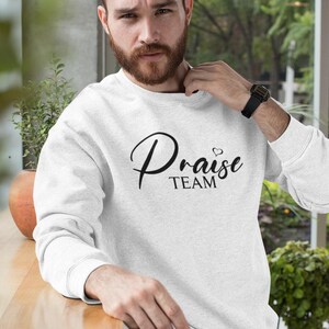 Praise Team Heart Graphic: Church Merch Design (PNG SVG) - Etsy
