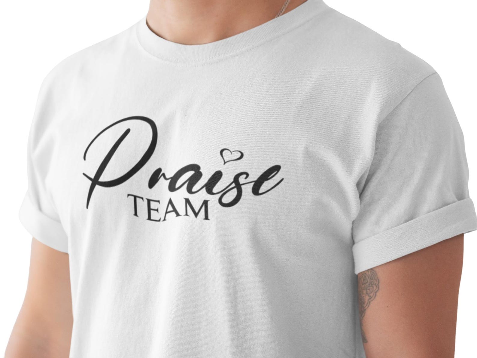 Praise Team Heart Graphic: Church Merch Design (PNG SVG) - Etsy