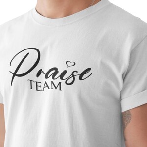 Praise Team Heart Graphic: Church Merch Design (PNG SVG) - Etsy