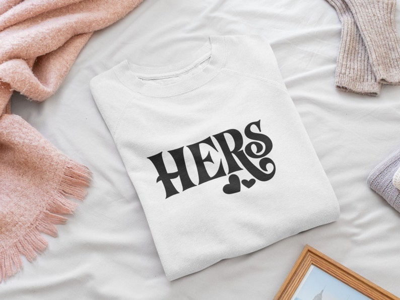 Hers Svg Clipart Design Cut File for Weddings and Couples Her - Etsy