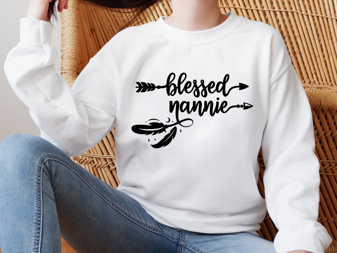 Blessed Nannie SVG Clipart Design Cut File, Instant Download for ...