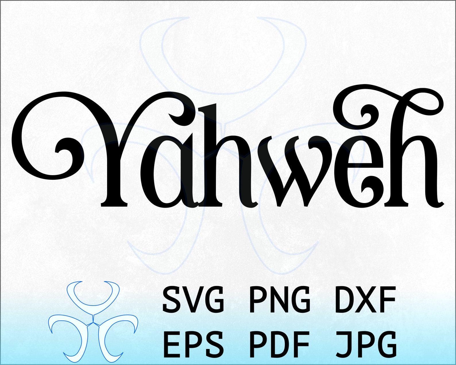 Yahweh Svg Christian SVG Files for Cricut Religious Svg | Etsy