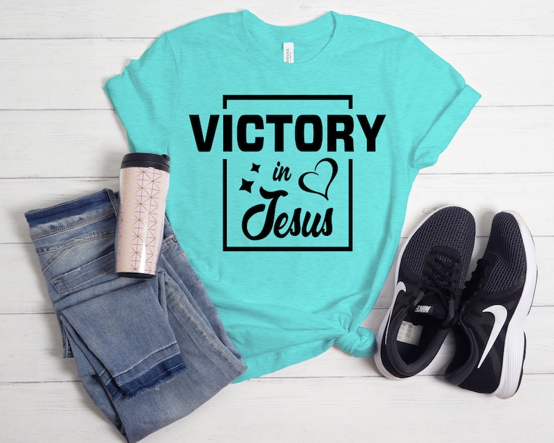 Victory in Jesus Svg Files for Cricut Religious Svg Wall Art - Etsy