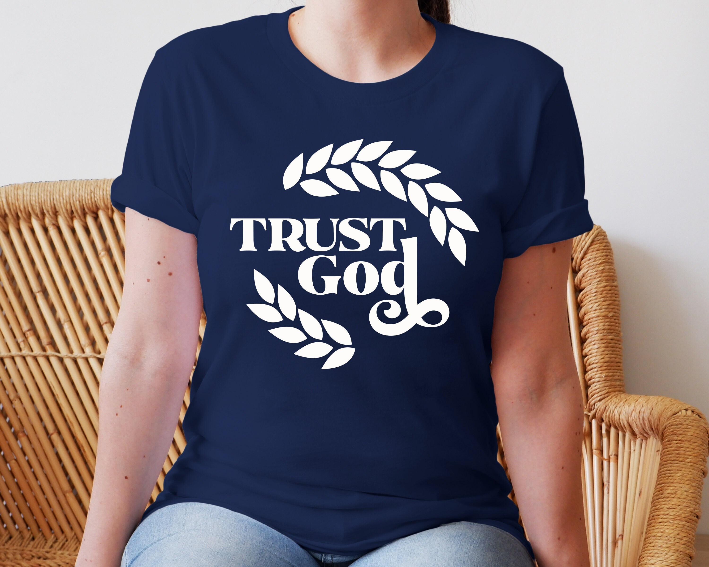 Trust God Svg Files for Cricut Hand Lettered Svg Cut File | Etsy