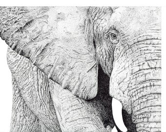 Stipple art | Etsy
