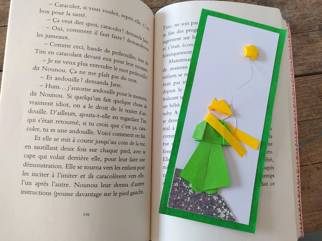 Origami Little Prince Head in the Stars Bookmarks for Birthday - Etsy