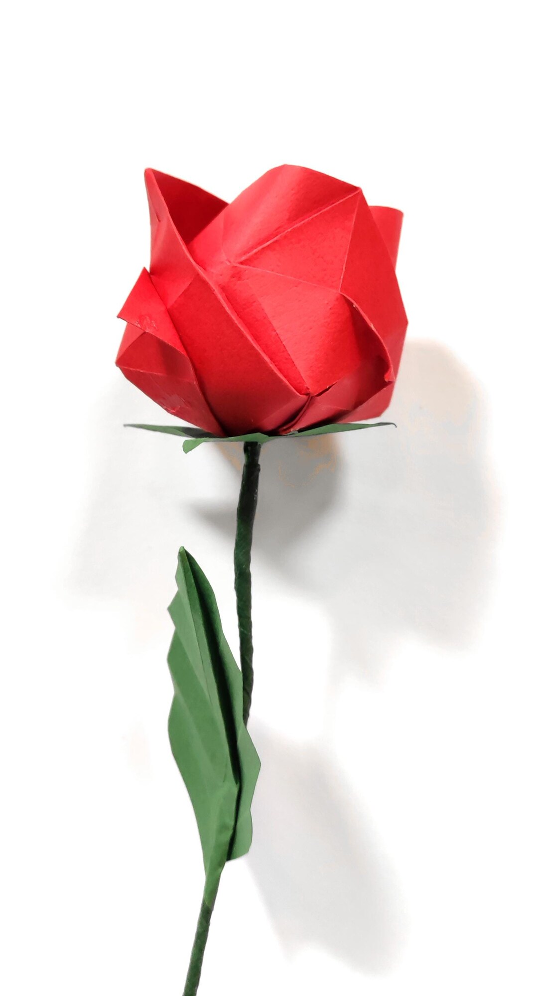 Red Origami Rose to Create Bouquets, Wedding Anniversary, Valentine's ...