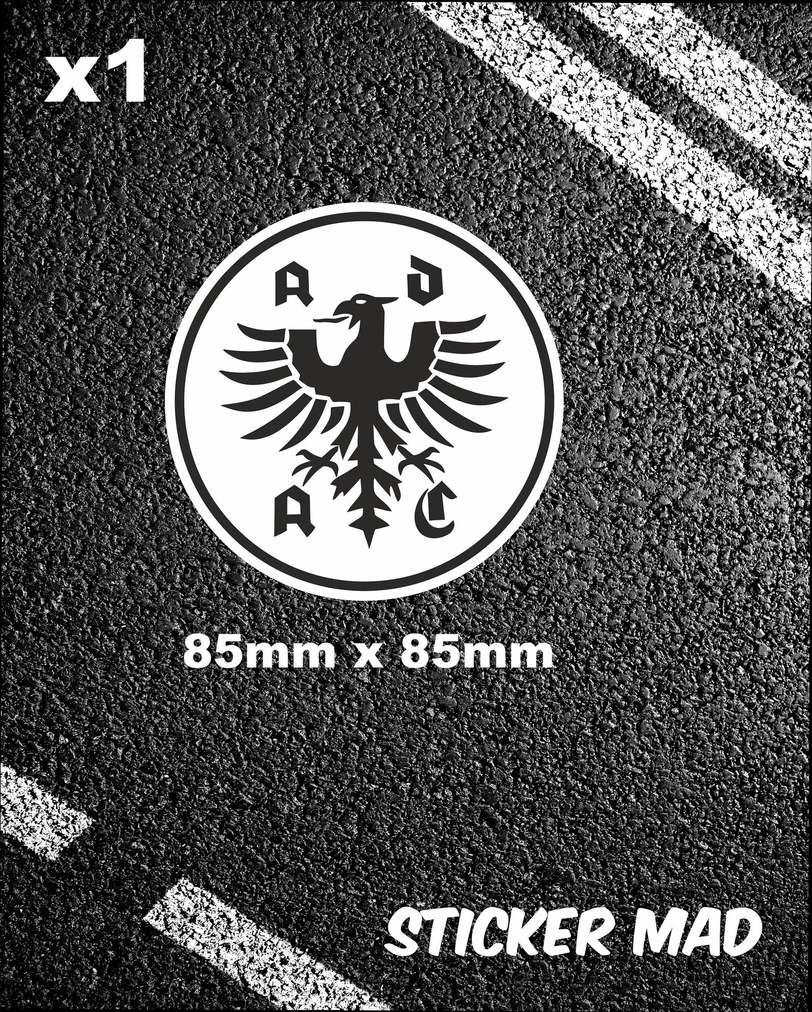 D DEUTSCHLAND Round ADAC Sticker 85mm Bumper Car / Van / Lorry ...