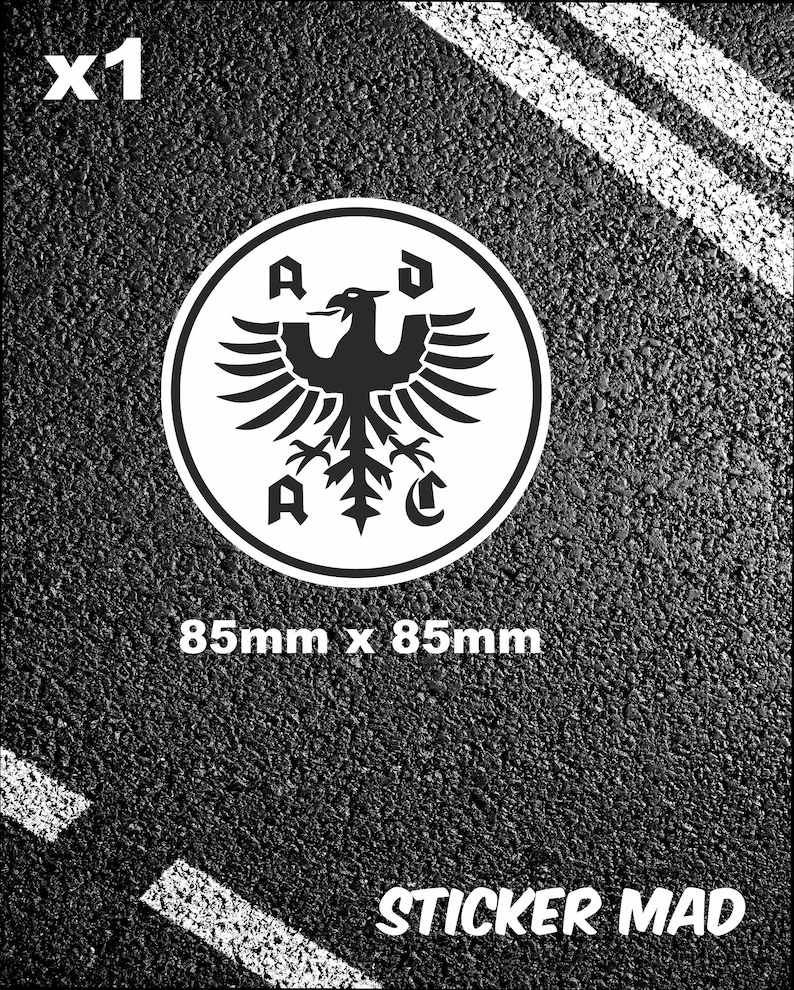 D DEUTSCHLAND Round ADAC Sticker 85mm Bumper Car / Van / Lorry ...