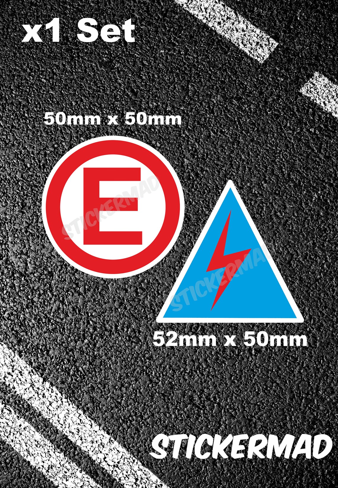 Race Car Preparation Electric Cut off & Fire Extinguisher Sticker MSA ...