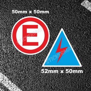 D DEUTSCHLAND Round ADAC Sticker 85mm Bumper Car / Van / Lorry ...