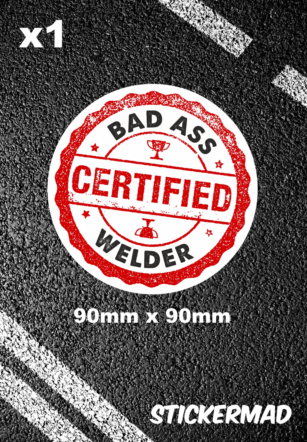 Funny Welder Vinyl Sticker Welding MIG TIG Stick Plasma ARC Gas Steel ...