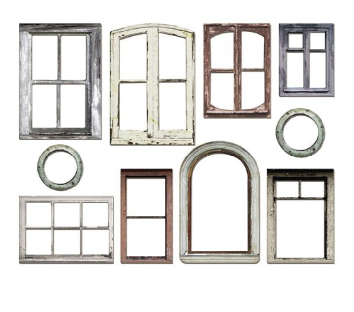 Tim Holtz Idea-ology WINDOW FRAMES Baseboards TH94248 Junk - Etsy