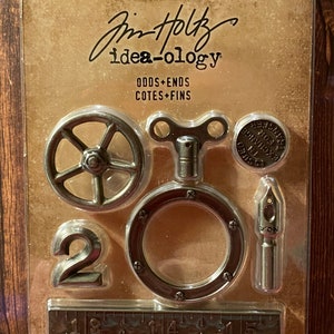 Tim Holtz IDEAOLOGY, Steampunk, Grunge, Metal, Odds and Ends, Masculine ...