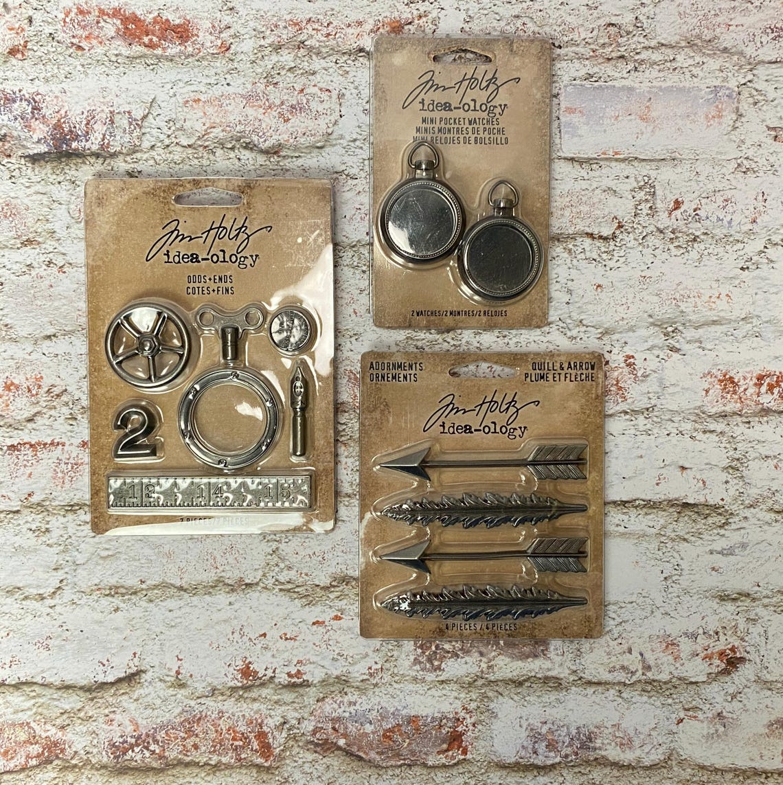 Tim Holtz IDEAOLOGY, Adornments Mini Pocket Watch, Metal, Adornments ...