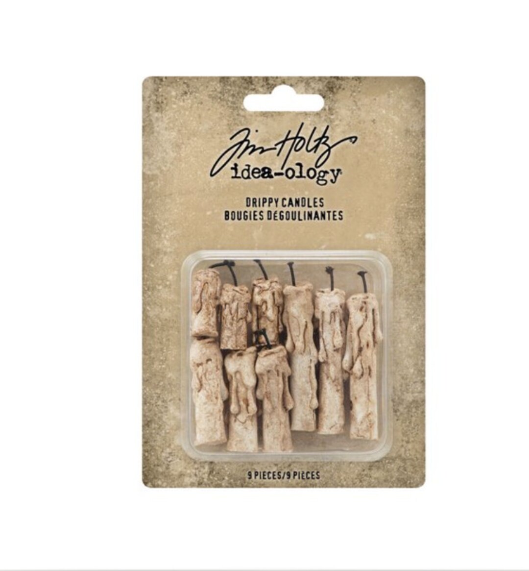 Tim Holtz Idea-ology DRIPPY CANDLES TH94260, Junk Journal, Mixed Media ...