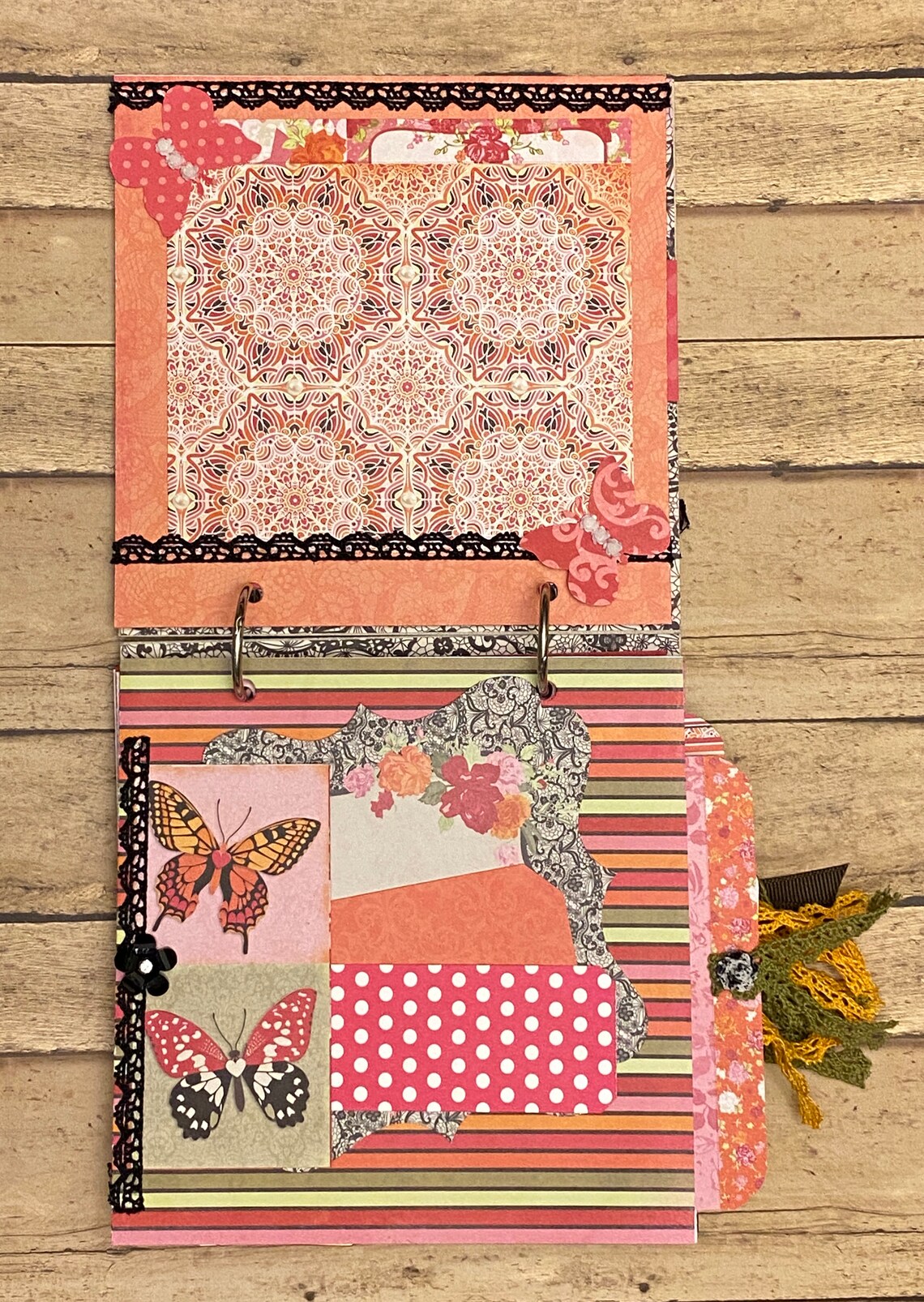 Junk Journal Scrapbook Premade Scrapbook Mixed Media Book | Etsy