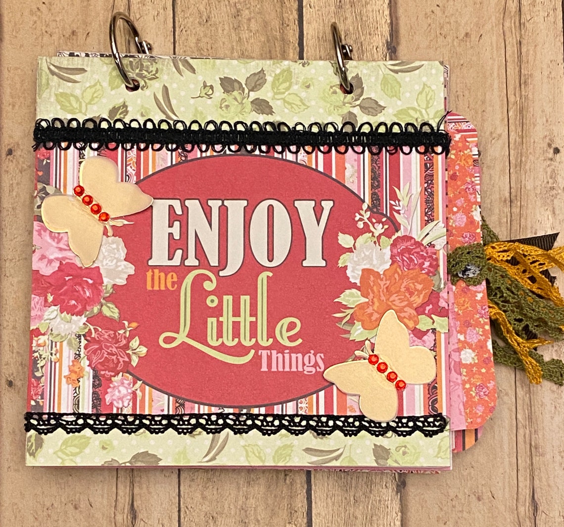 Junk Journal Scrapbook Premade Scrapbook Mixed Media Book | Etsy