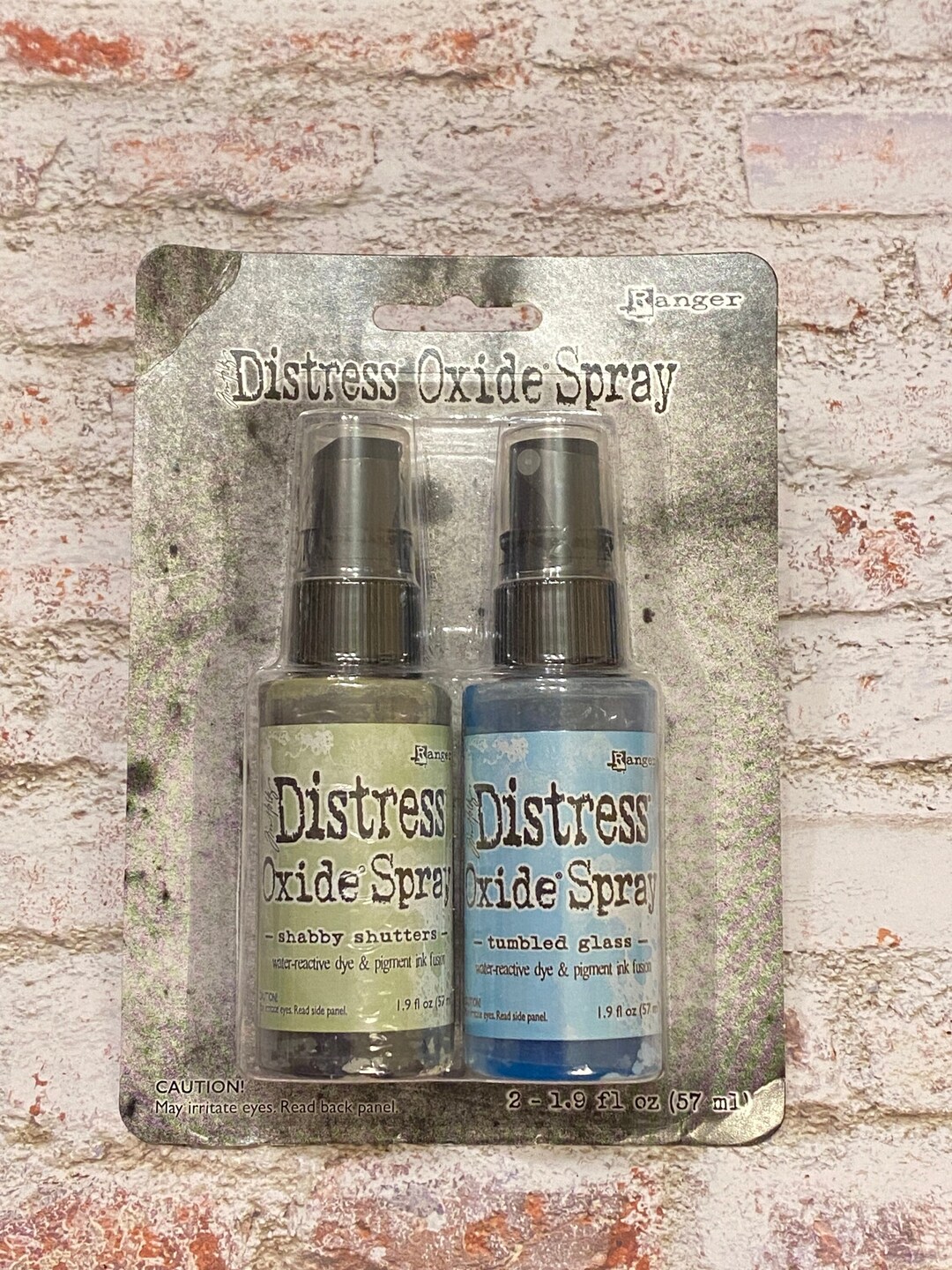 Tim Holtz OXIDE Spray, Shabby Shutters, Tumbled Glass Spray Ink, Mixed ...