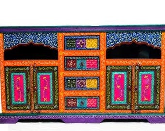 Painted chest | Etsy