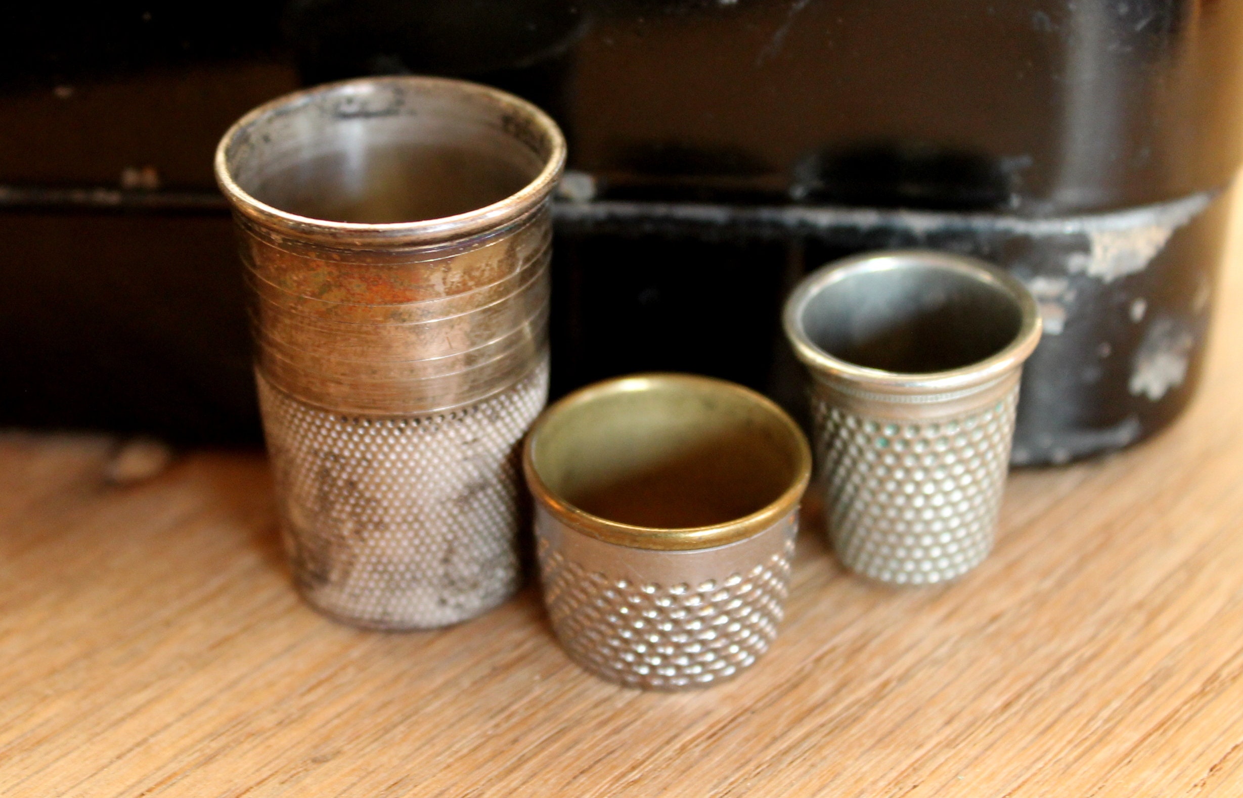 3 Finger Hats Silver Plated Finger Hat Fanal Sewing - Etsy UK