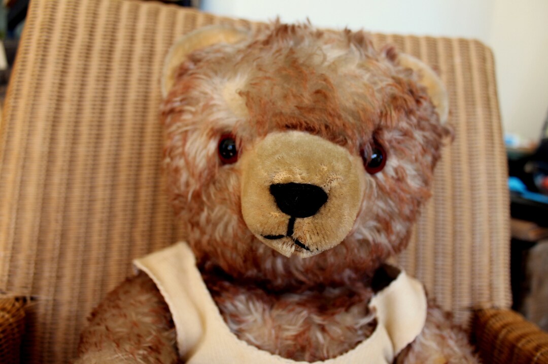 Teddy Bear Hermann, 1950s, Stuffed Animal in Need of Restoration, Old ...