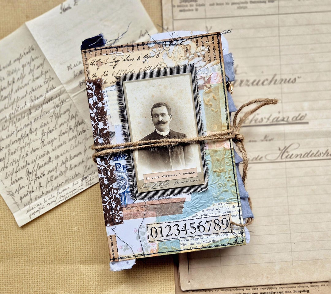 Handmade Vintage Junk Journal, Vintage Jscrapbook - Etsy