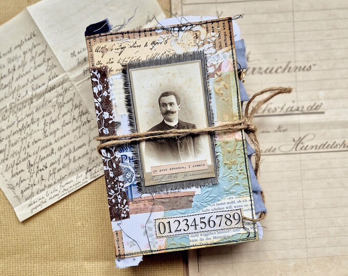 Personalized Basic Junk Journal Handmade Book Kit With Many Pockets ...