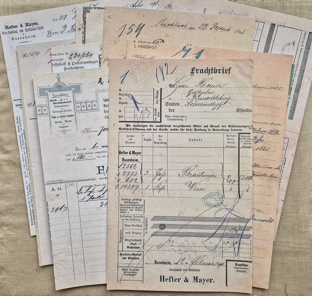 10 Psc Printed Vintage Documents, Junk Journal Kit, PLEASE READ ...
