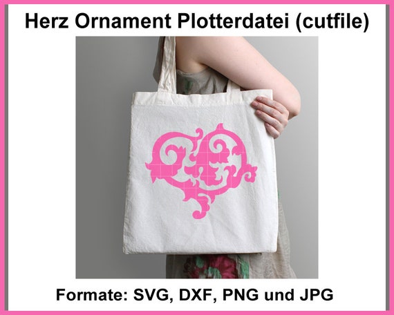 Plotterdatei Herz Ornament Plotter Schnittdatei Schneidedatei - Etsy.de
