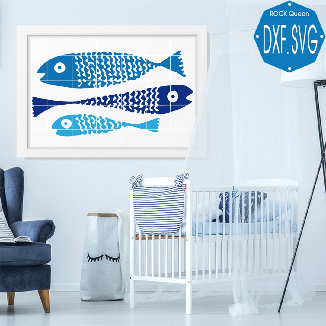 Plotter File Fish Fish Maritime SVG DXF Cutfile Cutting Plot Cutting Set Plotter Template - Etsy UK