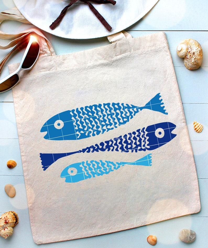 Plotterdatei Fische Fisch Maritim SVG DXF cutfile - Etsy Österreich